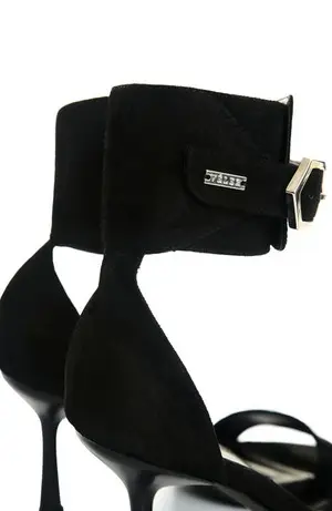 VELEZ Suede Leather Heeled Sandals