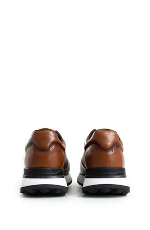 VELEZ Leather Sneakers With Stitching