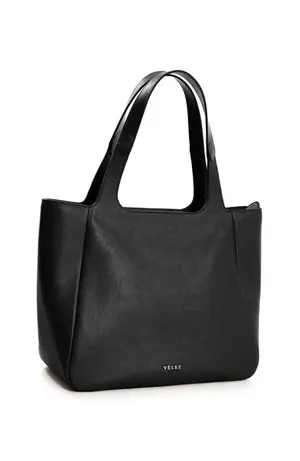 VELEZ Ailana Leather Shopping Bag
