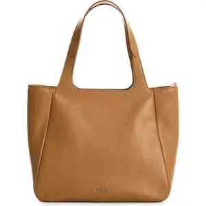 VELEZ Leather Tote Bag - Brown