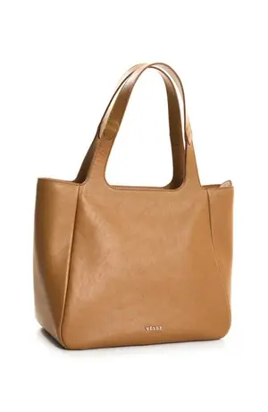 VELEZ Leather Tote Bag - Brown