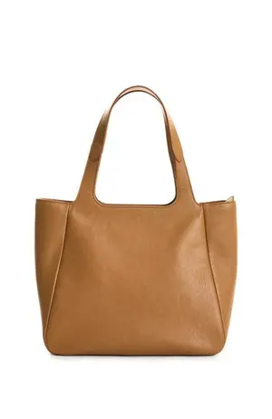 VELEZ Leather Tote Bag - Brown