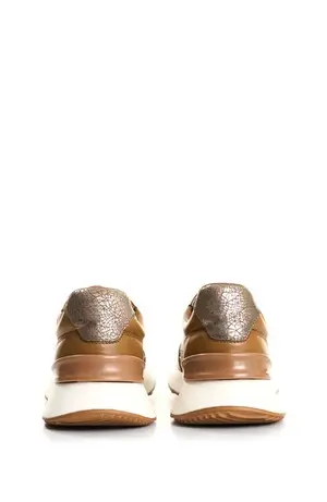 VELEZ Leather Sneakers - Honey