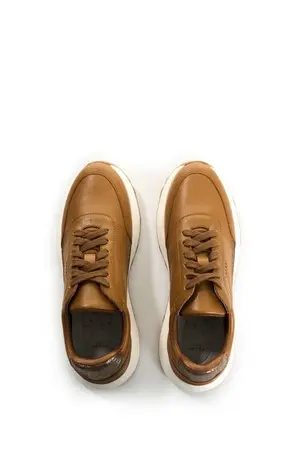 VELEZ Leather Sneakers - Honey