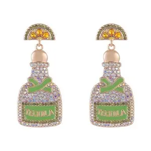 HALLMARK Stone And Enamel Tequila Earrings