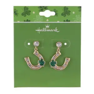 HALLMARK Horseshoe Drop Earrings