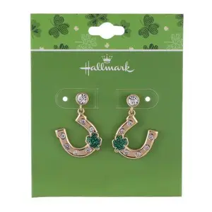 HALLMARK Horseshoe Drop Earrings