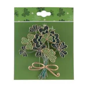 HALLMARK Four Leaf Clover Bouquet Pin