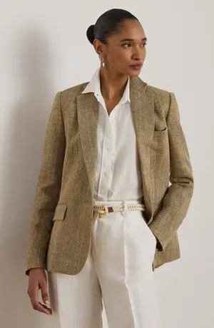 Ralph Lauren Linen Herringbone Jacket