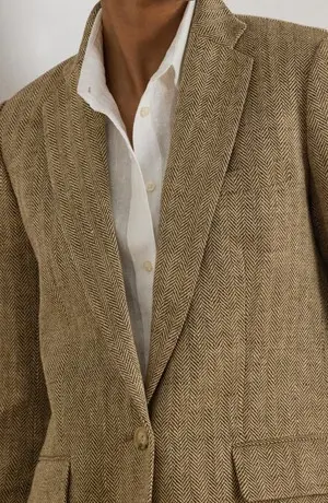Ralph Lauren Linen Herringbone Jacket