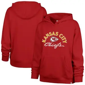 '47 Kansas City Chiefs Whirlwind Naomi Hoodie - Red