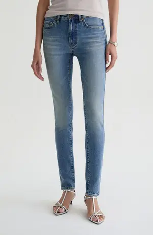 Ag Quinn Low Rise Cigarette Jeans - 16 Years Affinity