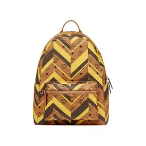 Mcm Stark Mega Vi Medium Backpack 'cognac - Tan