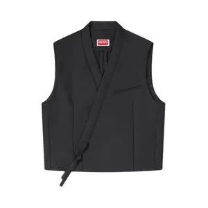 Kenzo Kimono Gilet - Black