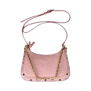 Mcm Aren Vi Mix Hobo Small Bag 'soft - Pink