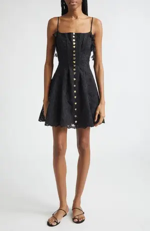 Camilla Button Detailed Cocktail Dresses