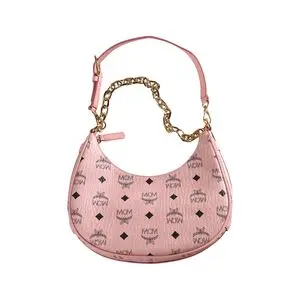 Mcm Aren Vi Small Hobo Bag 'soft - Pink