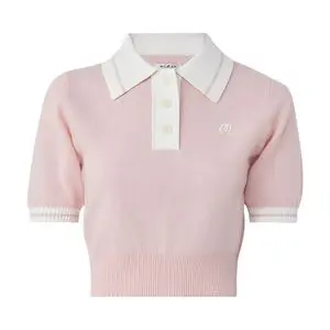 MALBON Mikayla Polo T-shirt 'dusty Rose - Pink