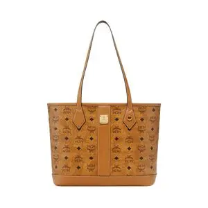 Mcm Liz Vi Shopper Small Bag 'cognac - Tan