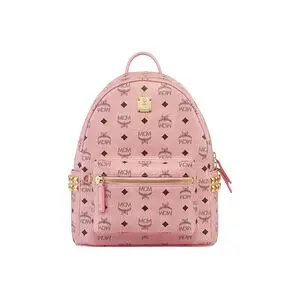 Mcm Stark Vi Small Backpack 'soft - Pink