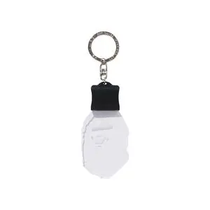 A BATHING APE Ape Head Led Keychain 'clear - White