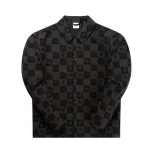 DAILY PAPER Membuti Chess Shirt 'phantom - Black