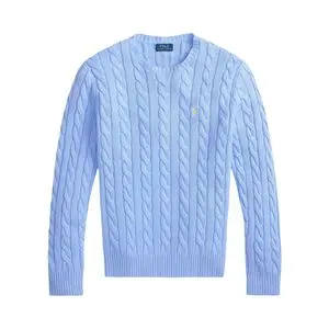 Polo Ralph Lauren Cable Knit Crewneck Sweater - Blue