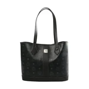 Mcm Liz Vi Shopper Small Bag - Black