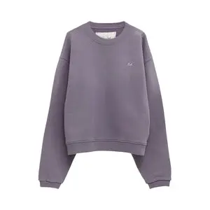 ERL Script Crewneck Sweatshirt Knit - Purple