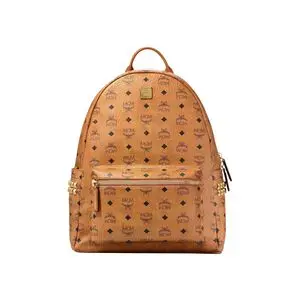 Mcm Stark Vi Medium Backpack 'cognac - Tan