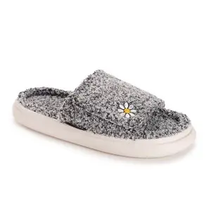 MUK LUKS Gael Slide Slipper - Black Daisy
