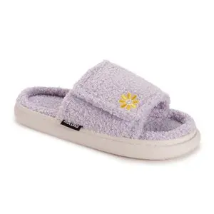 MUK LUKS Gael Slide Slipper - Lavender Daisy