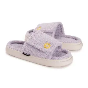 MUK LUKS Gael Slide Slipper - Lavender Daisy