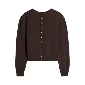 LEMAIRE Reversible Buttoned Sweater 'ebony