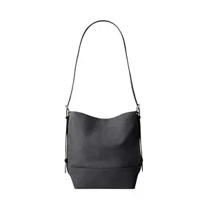 LEMAIRE Small Belted Tote Bag 'ash - Black