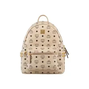 Mcm Stark Vi Small Backpack 'beige - Cream