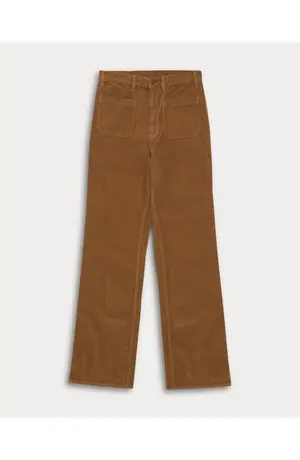 FORTELA Corduroy Bootcut Trousers - Café