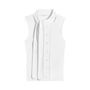 LEMAIRE Asymmetrical Fitted Top 'milk