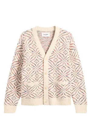 CORRIDOR Mandala Pima Cotton Cardigan - Natural