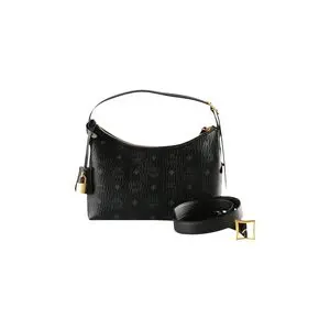 Mcm Aren Vi Small Hobo Bag - Black