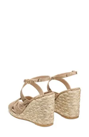 STUART WEITZMAN Alyssa Ankle Strap Wedge Sandal