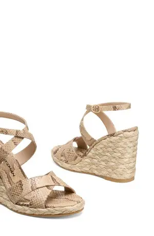 STUART WEITZMAN Alyssa Ankle Strap Wedge Sandal
