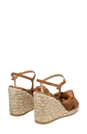 STUART WEITZMAN Soplaya Espadrille Wedge Sandal - Boho Tan