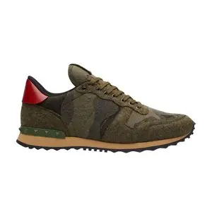 Valentino Garavani Rockrunner 'army Flannel - Green