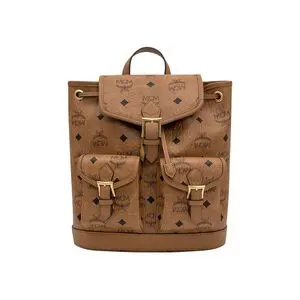 Mcm Aren Vi Mini Backpack 'cognac - Tan