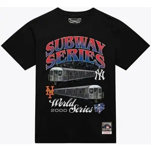 Mitchell & Ness Mlb Merchandise Subway Series Duel World Series T-shirt - Black