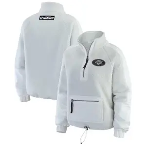 WEAR BY ERIN ANDREWS Los Angeles Kings Polar Fleece Quarter-zip Jacket - Gray