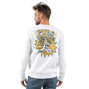 STARTER Los Angeles Chargers Classic Puro Crew Neck Sweatshirt By - White