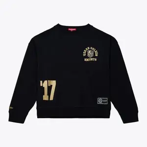 Mitchell & Ness Vegas Golden Knights Crewneck Sweatshirt - Black