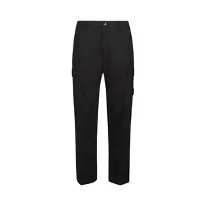 Stone Island Straight Fit Trousers - Black